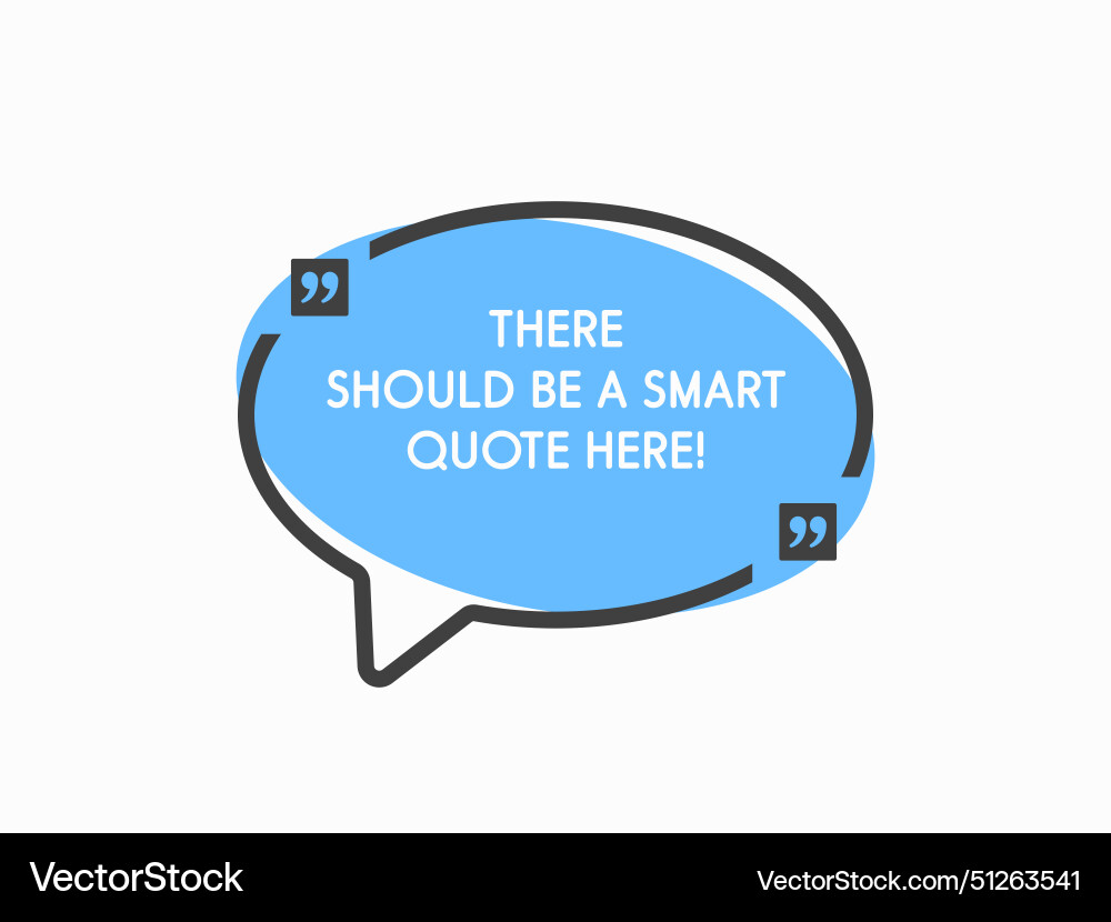 Quote frame blank text boxes message Royalty Free Vector