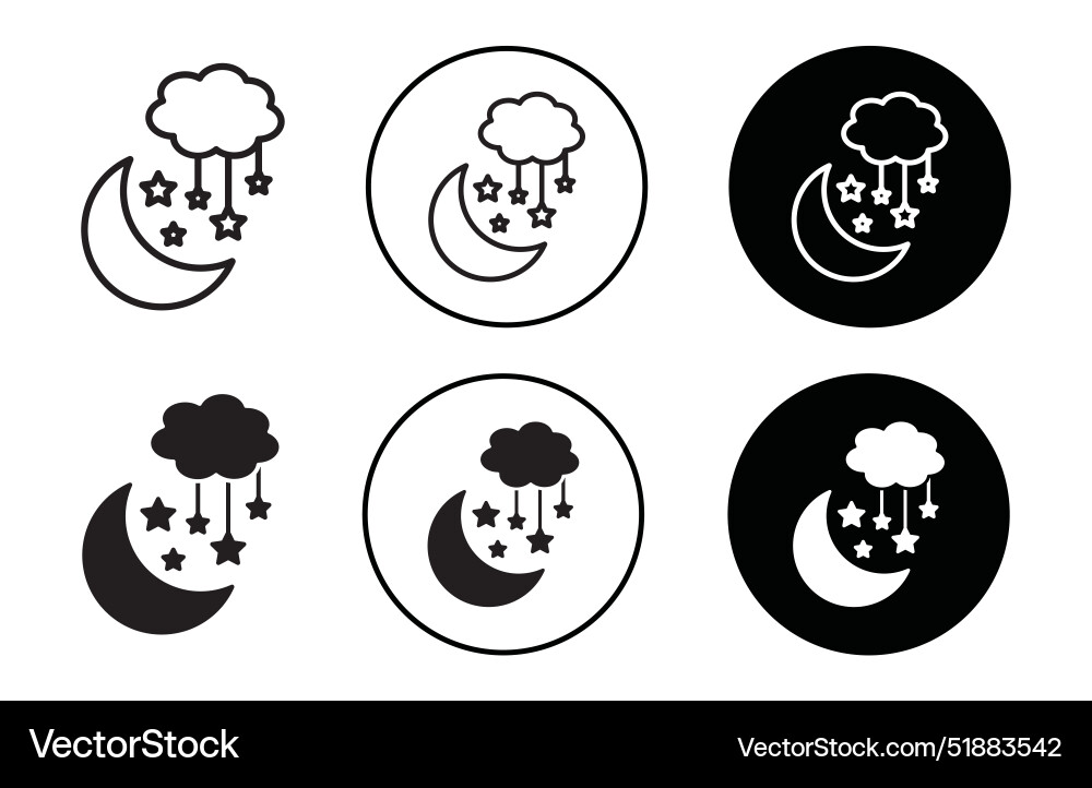 Night icon Royalty Free Vector Image - VectorStock