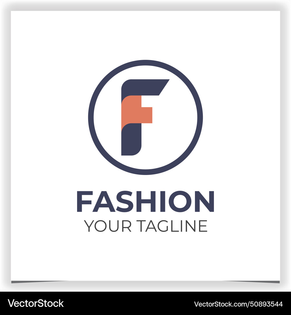 Fashion logo design template Royalty Free Vector Image