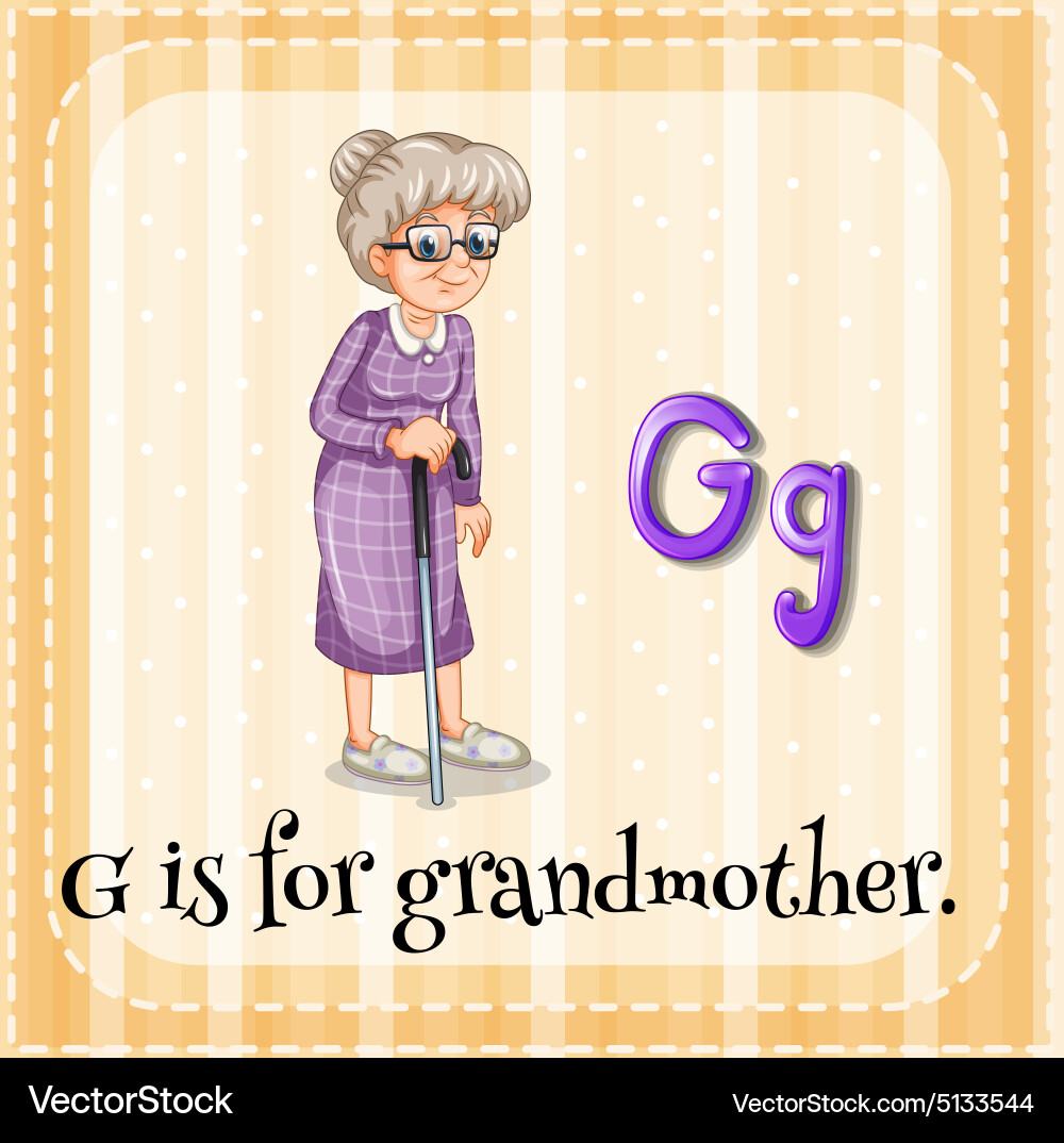 Grandmother Royalty Free Vector Image - VectorStock