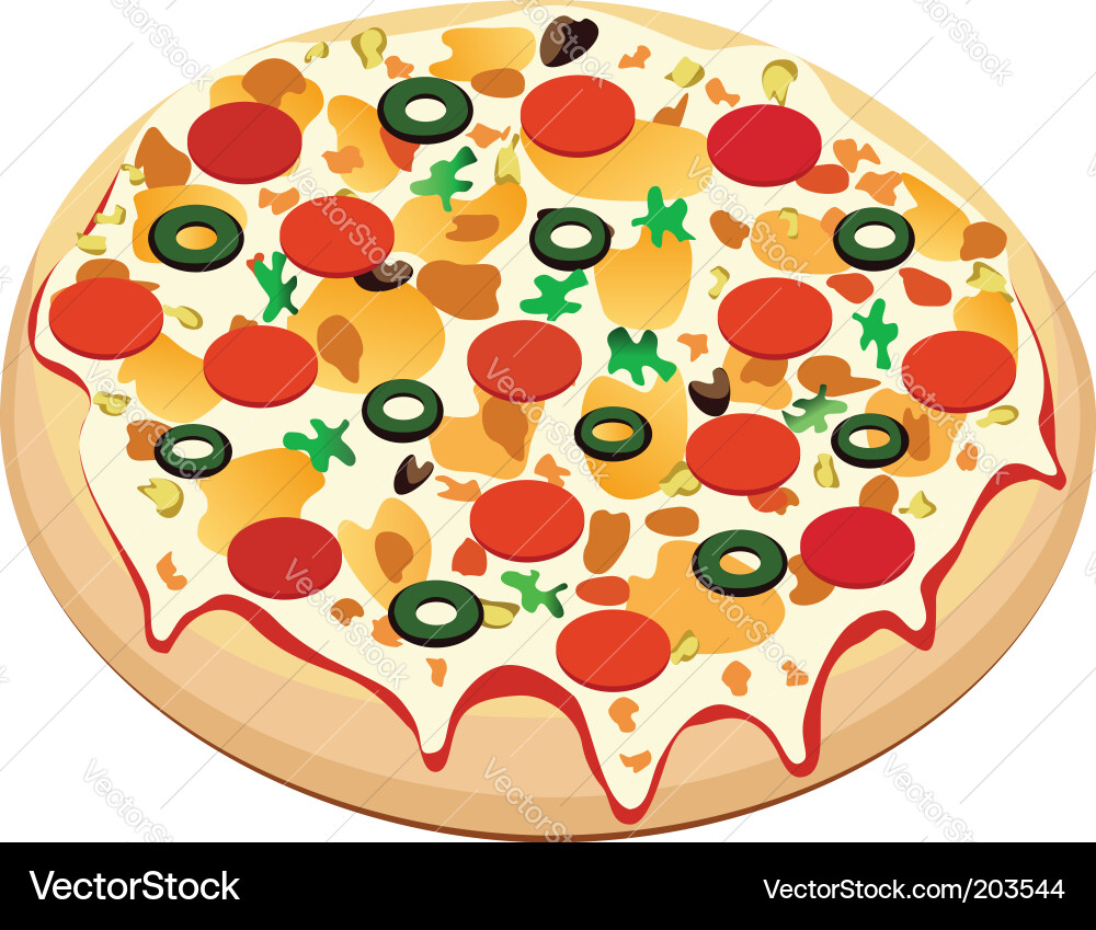 Pizza Royalty Free Vector Image - VectorStock