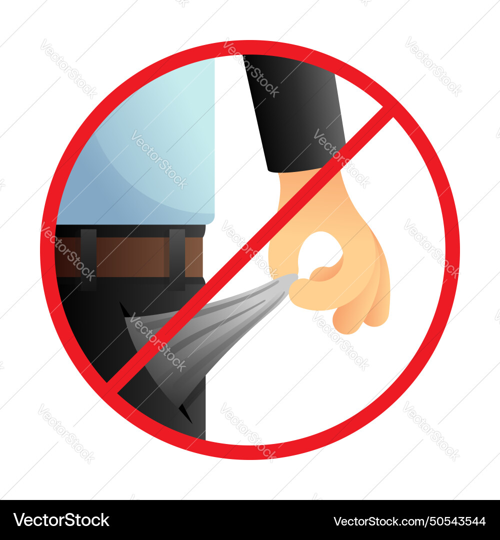 Save your money - strikethrough empty pocket Vector Image