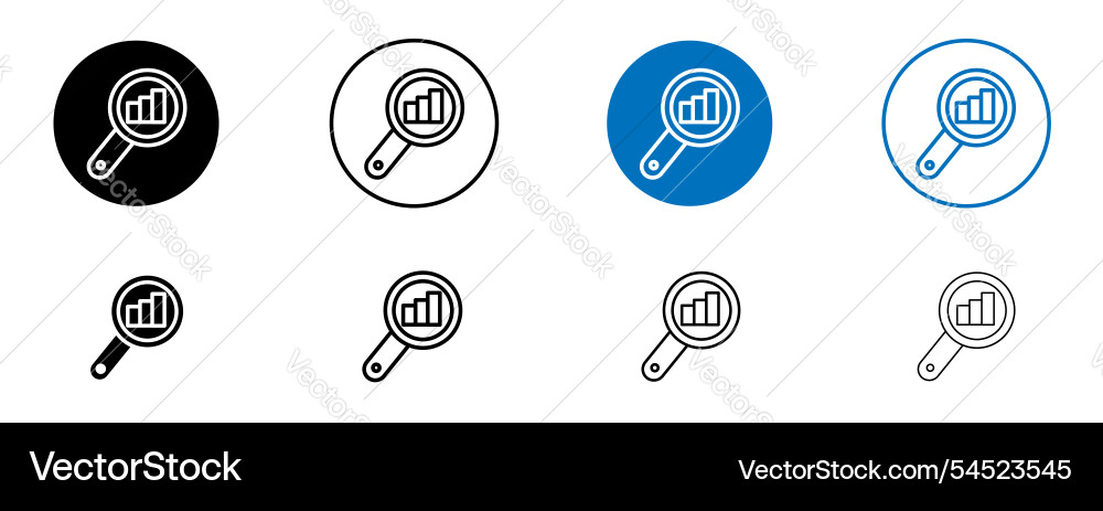 Analysis icon Royalty Free Vector Image - VectorStock