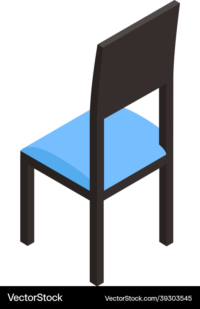 Isometric chair Royalty Free Vector Image - VectorStock