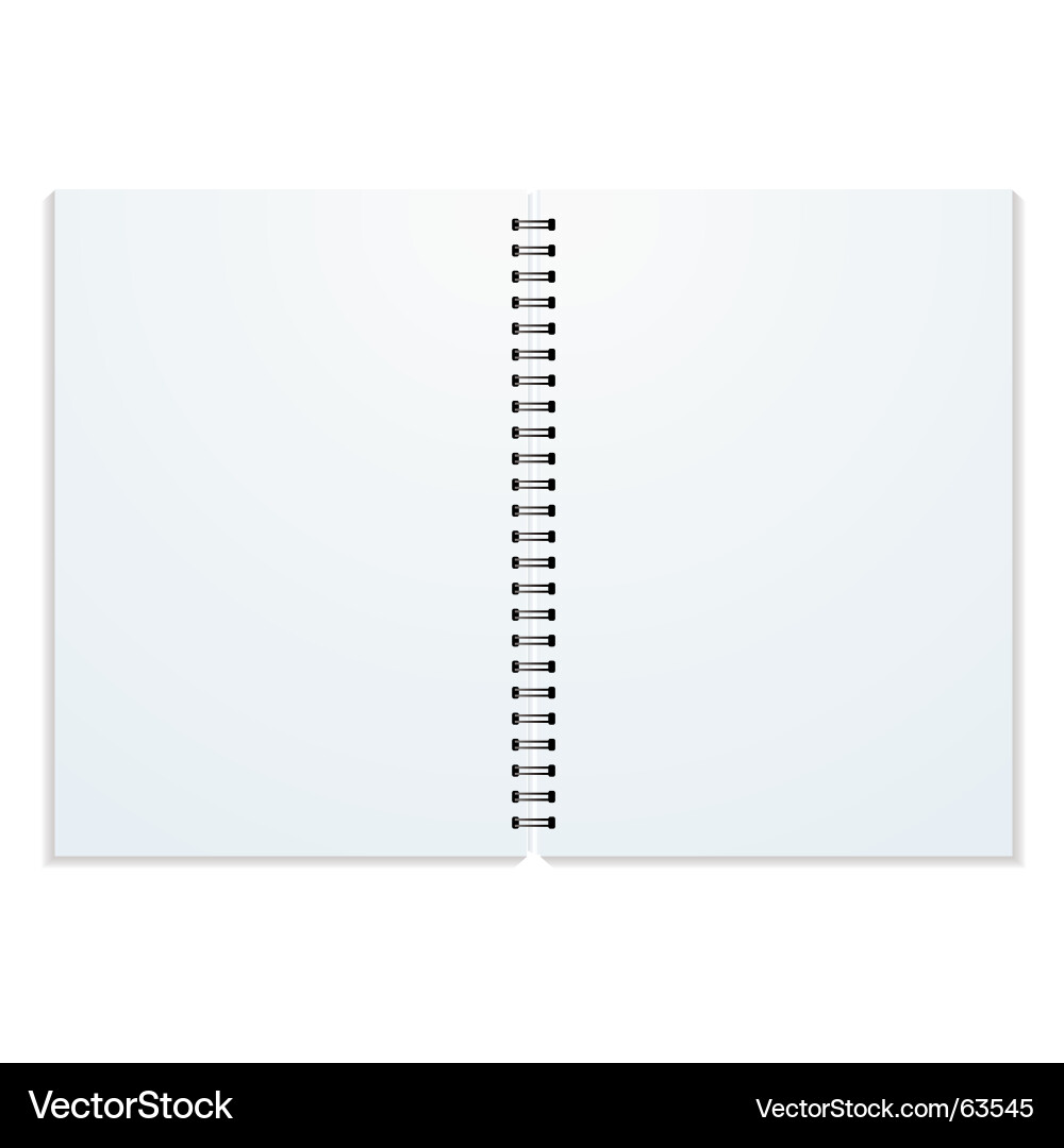 Ring binder Royalty Free Vector Image - VectorStock