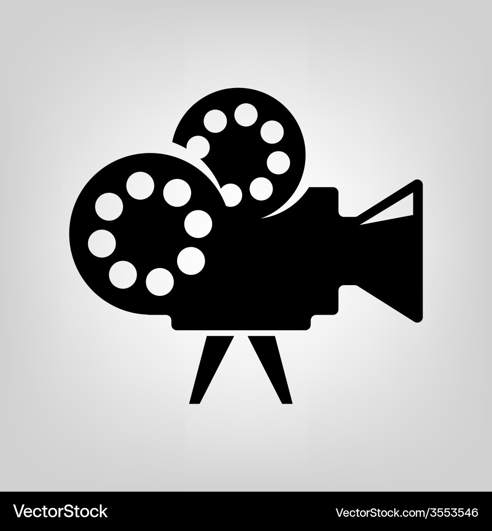 Cinema Camera Icon Royalty Free Vector Image - VectorStock