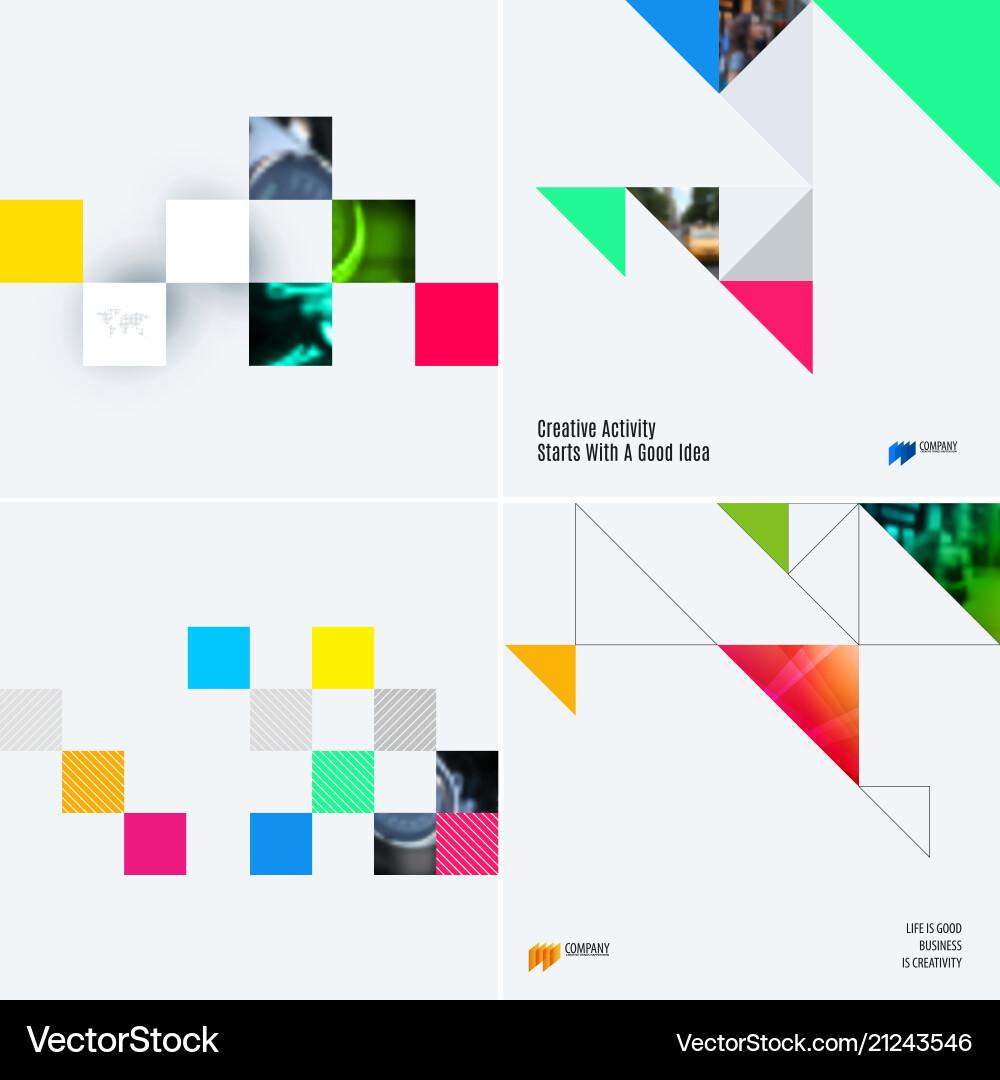 Colorful Abstract Triangle Background Royalty Free Vector