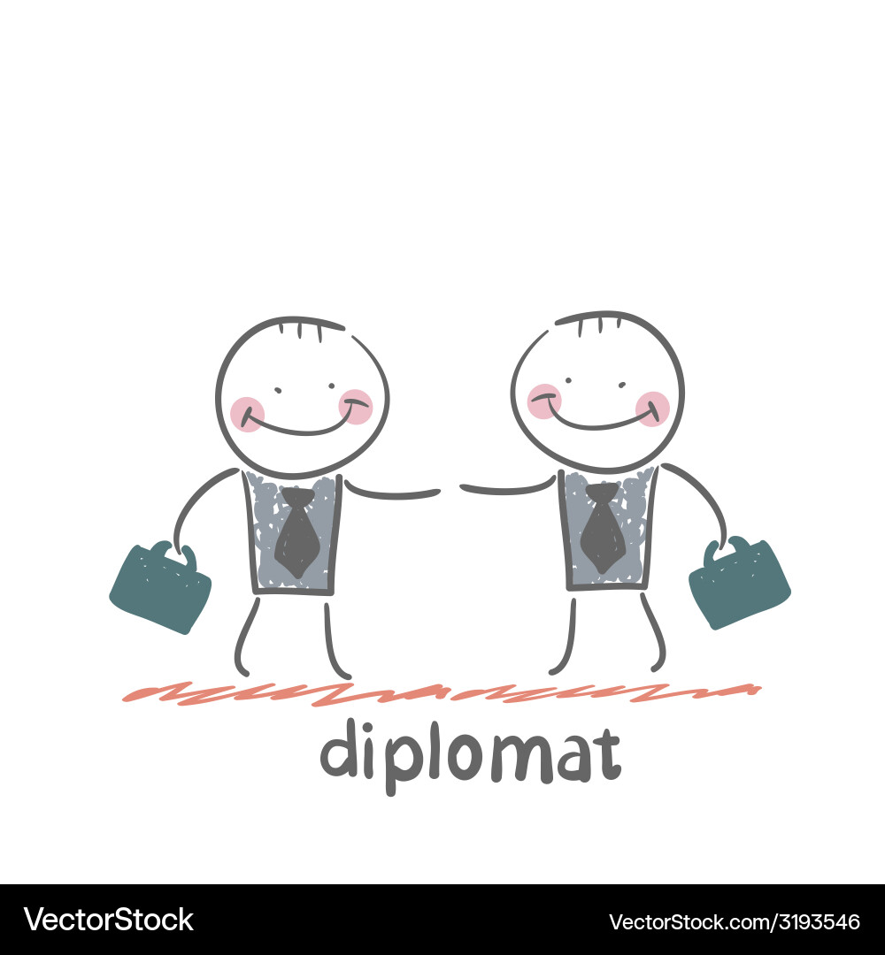 Diplomat Royalty Free Vector Image - VectorStock