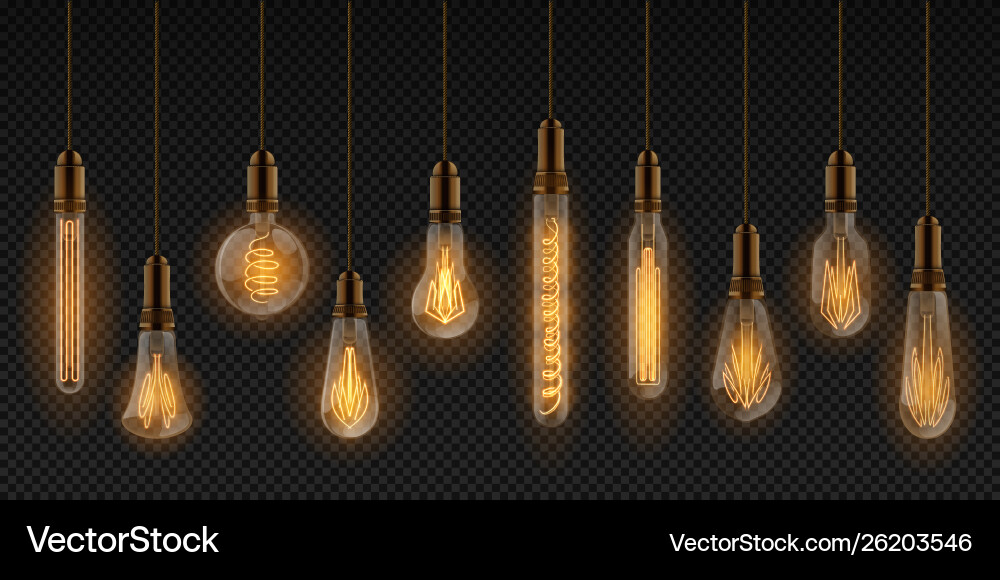 Edison Bulb Vector Images (over 1,300)