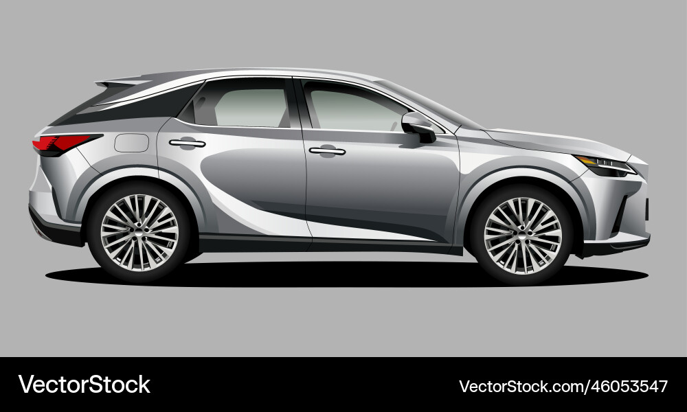 Realistic suv Royalty Free Vector Image - VectorStock