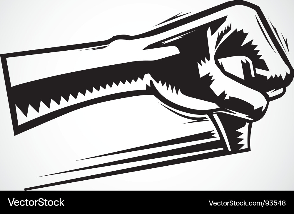 Abstract Fist Graphic Royalty Free Vector Image