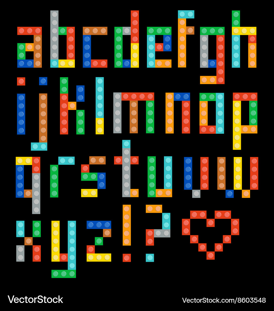 Font Abcd Text Alphabet Vector Images within Fonts & Type (over 240)