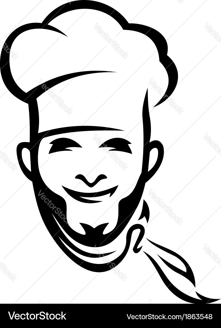American chef Royalty Free Vector Image - VectorStock