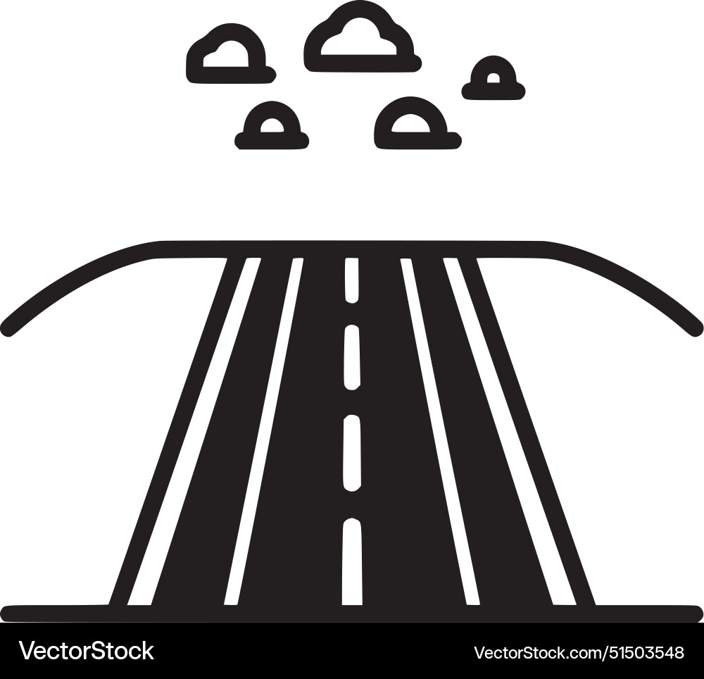 Road icons Royalty Free Vector Image - VectorStock