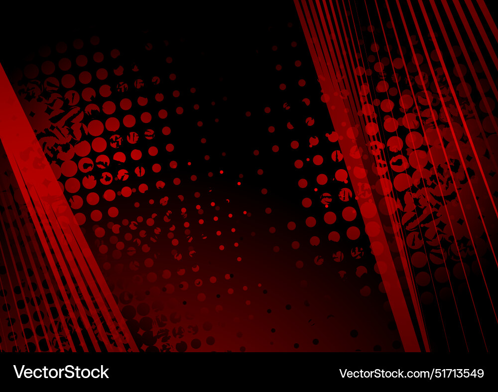 Dark red geometric background with lines Vector Image