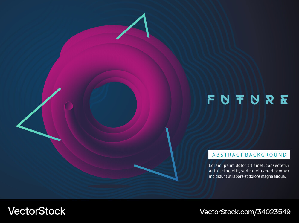 Futuristic minimal background neon laser lines Vector Image