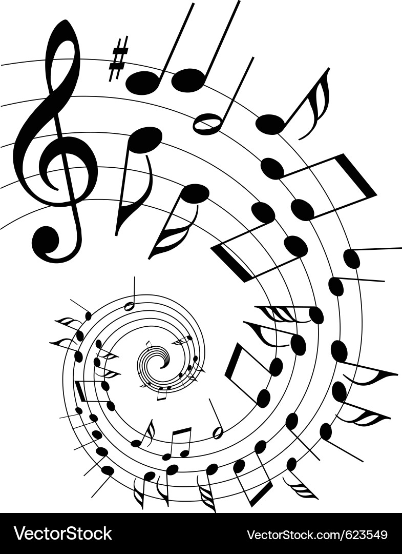 Musical Abstract Symphony Royalty Free Vector Image