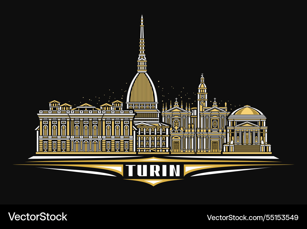 Turin Royalty Free Vector Image - VectorStock