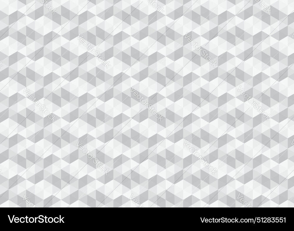 Abstract gray geometric shape on white background Vector Image