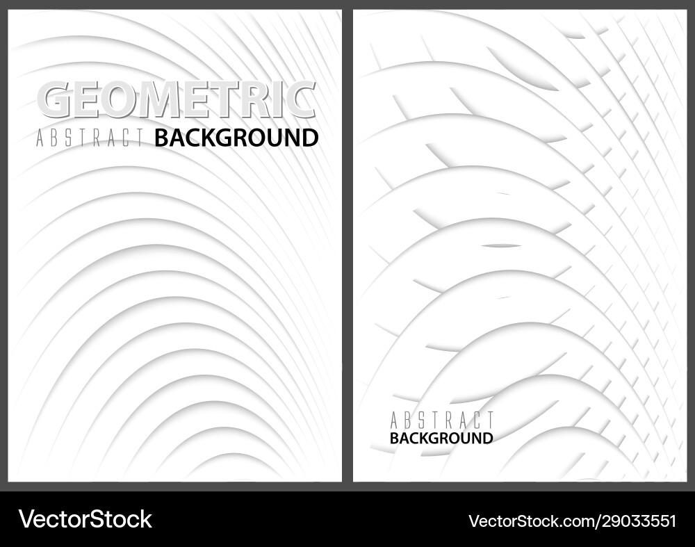 Layered Paper Backgrounds - White Royalty Free Vector Image