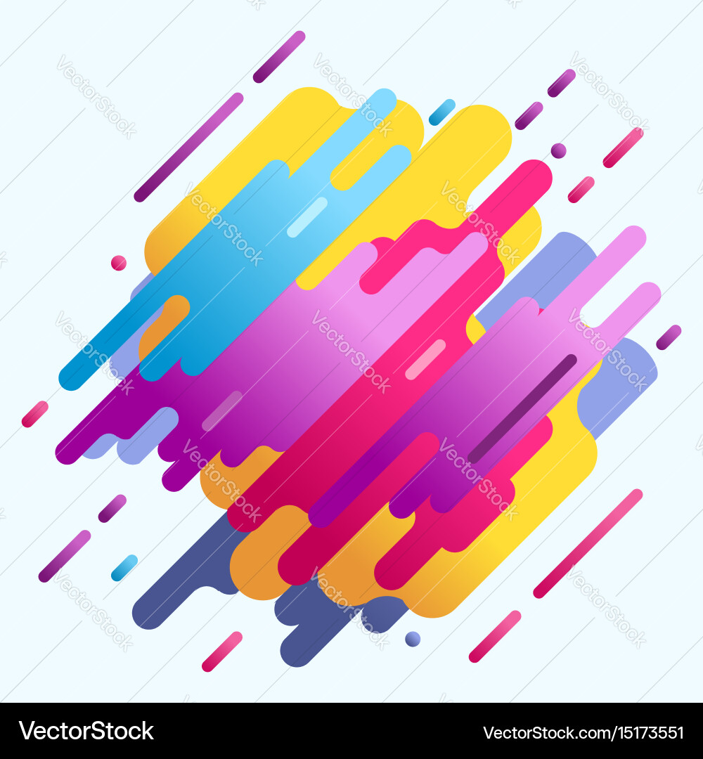 Retro Neon Spots Pattern Royalty Free Vector Image