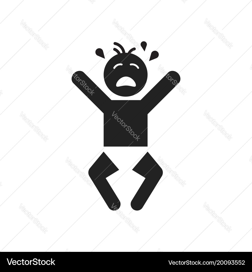 Child Crying Icon Vector Images (over 3,400)
