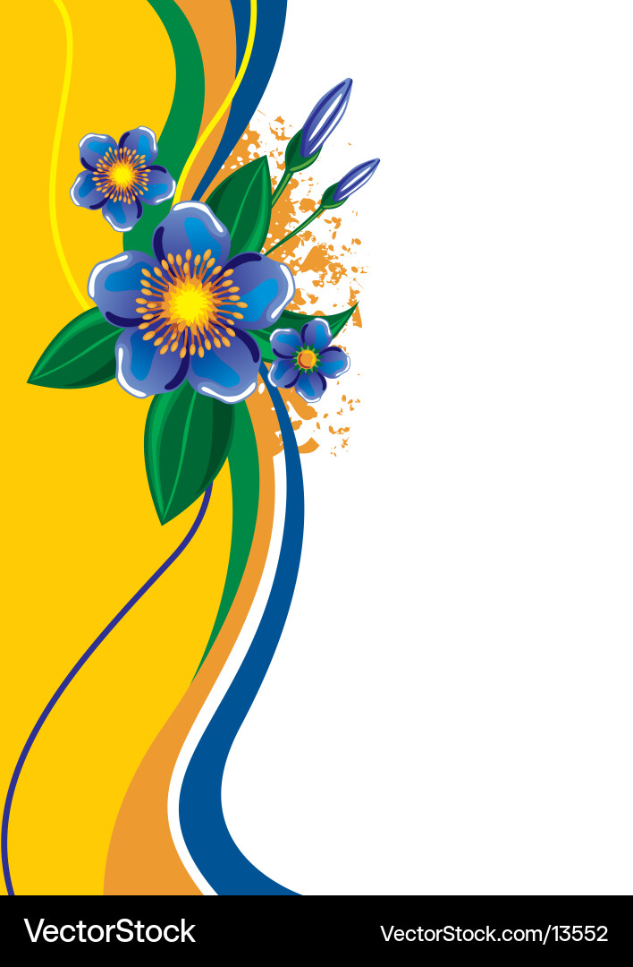 Vector Flower Design Background