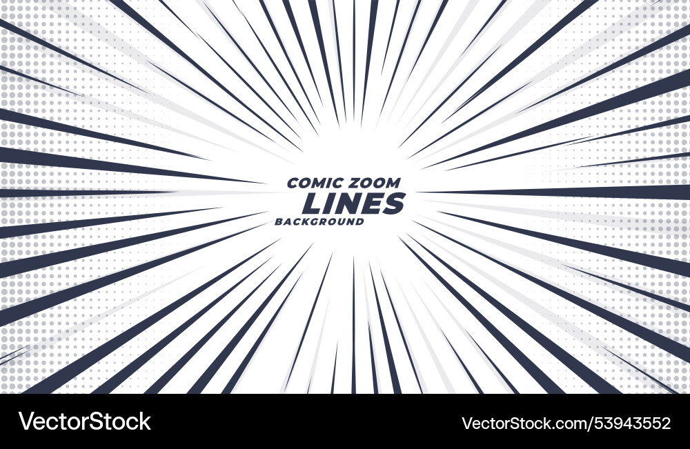Halftone style comic anime super lines expression Vector Image
