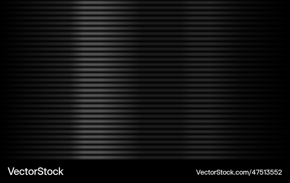 Seamless black metal straight line background Vector Image