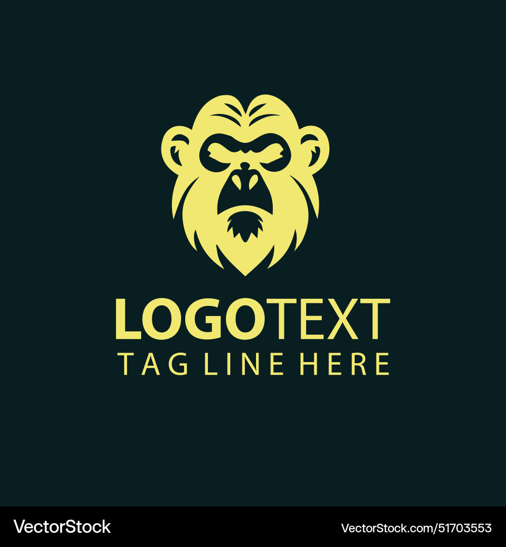 Monkeylogo Royalty Free Vector Image - VectorStock