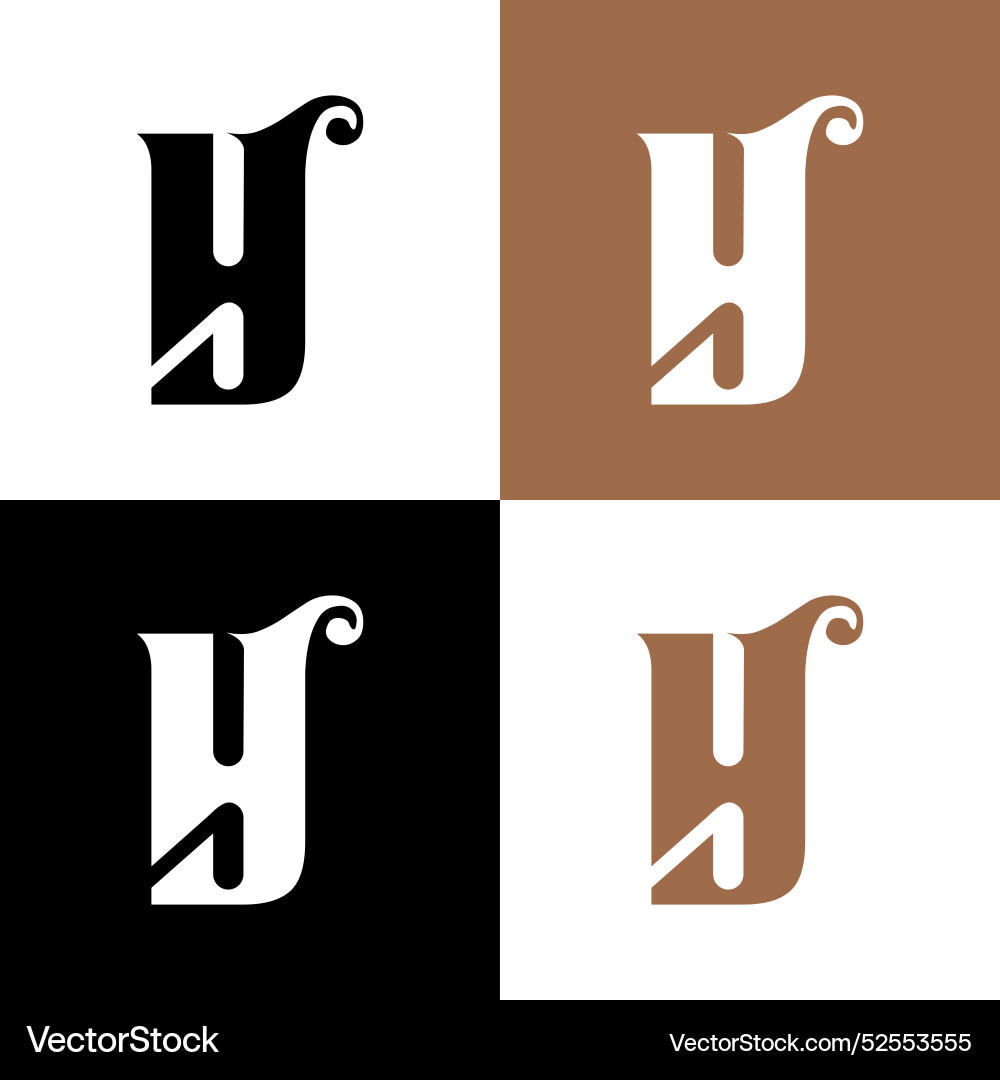 Letter y icon logo design Royalty Free Vector Image