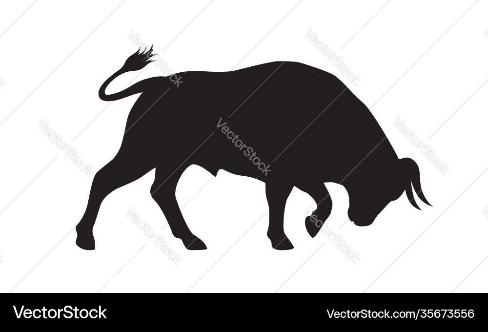 Bull Royalty Free Vector Image - VectorStock