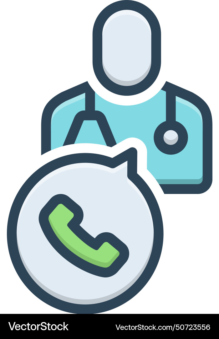 Call the doctor Royalty Free Vector Image - VectorStock