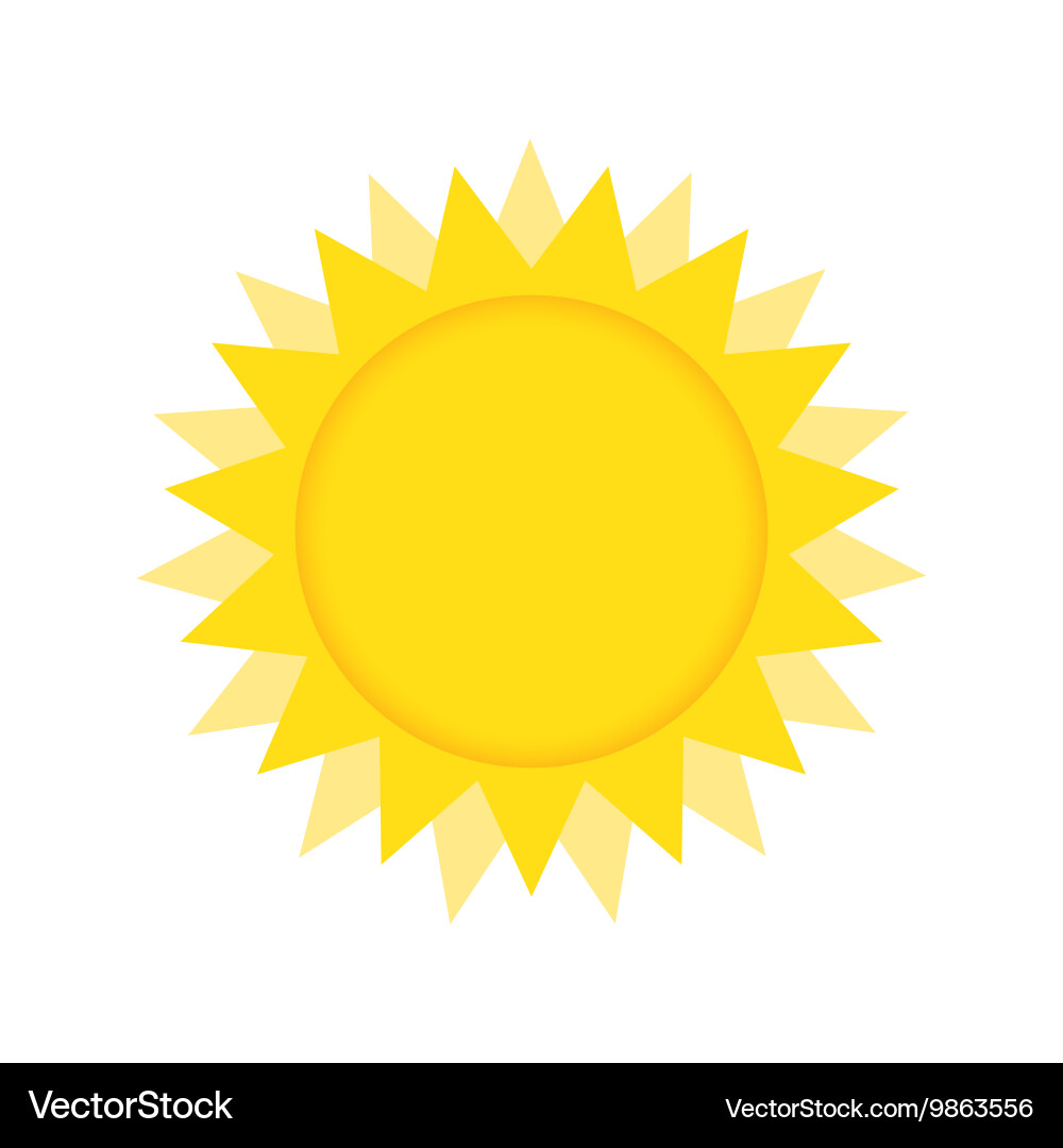 Summer sun Royalty Free Vector Image - VectorStock
