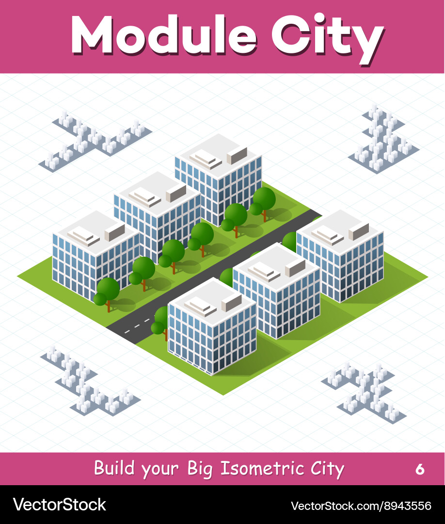 Urban module Royalty Free Vector Image - VectorStock