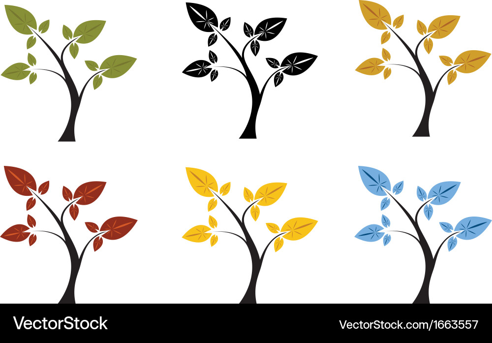 Baum Lizenzfreies Vektorbild - VectorStock