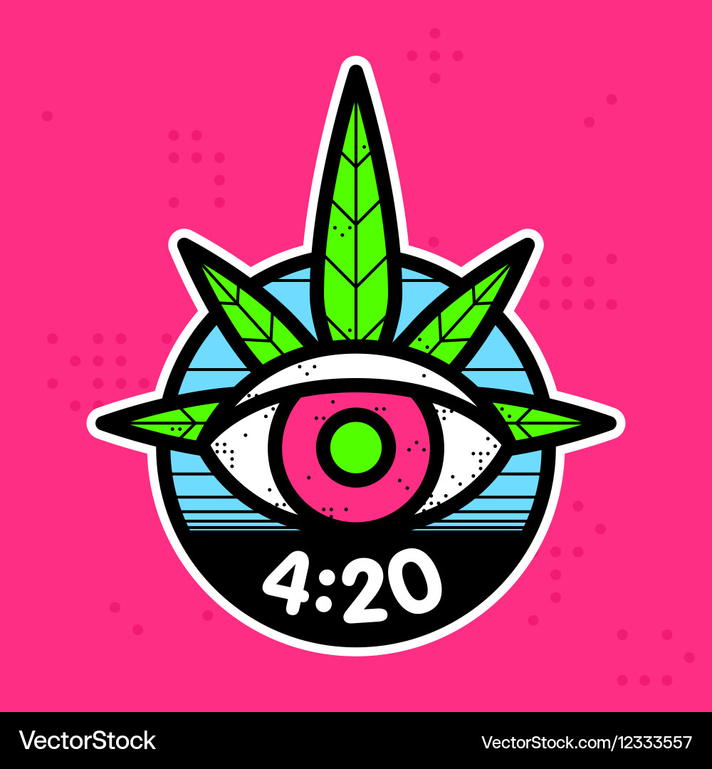 Cannabis Eye Vector Images (over 700)