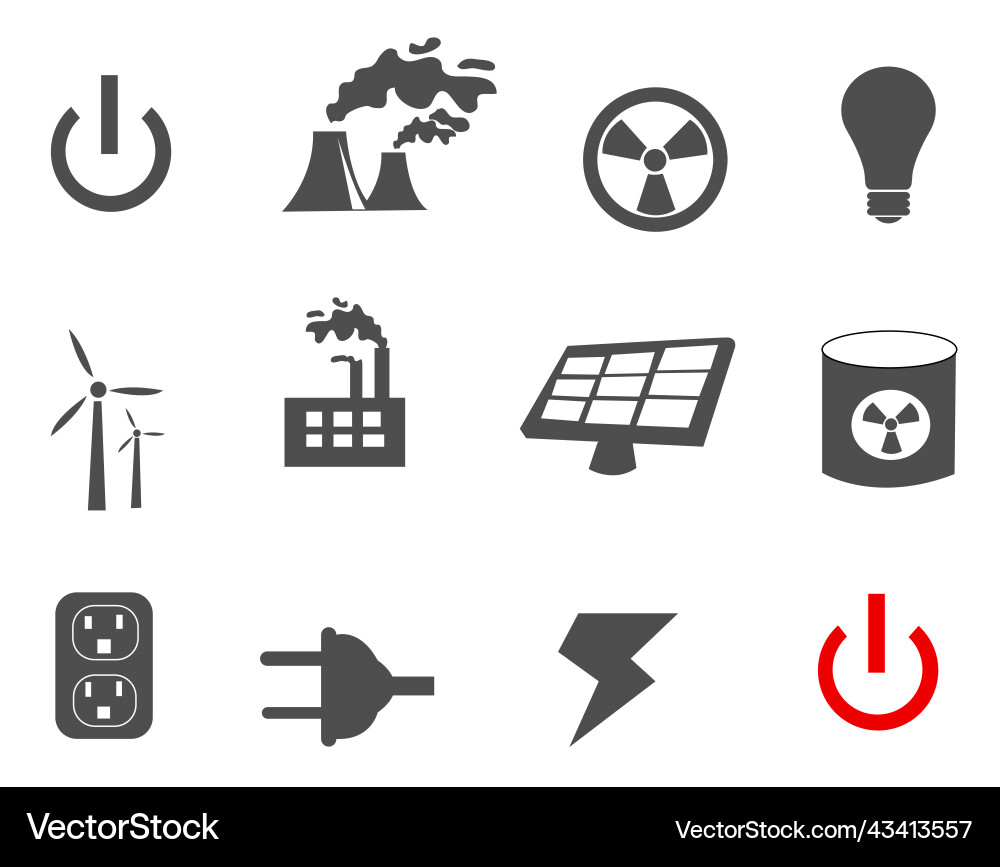 Electricity and power Royalty Free Vector Image