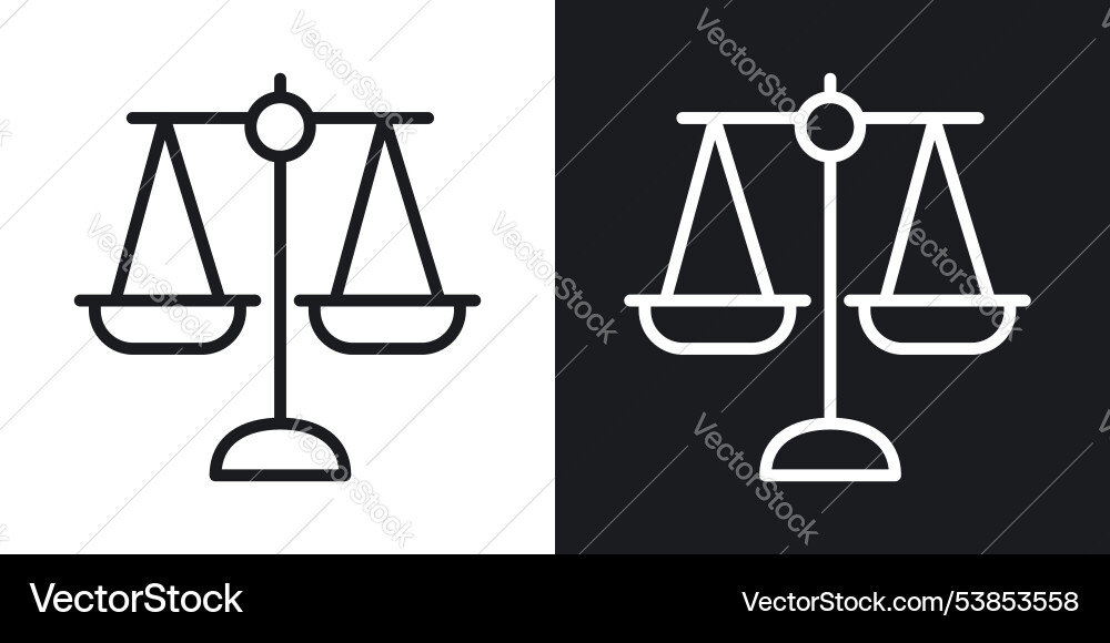 Scale icon set Royalty Free Vector Image - VectorStock