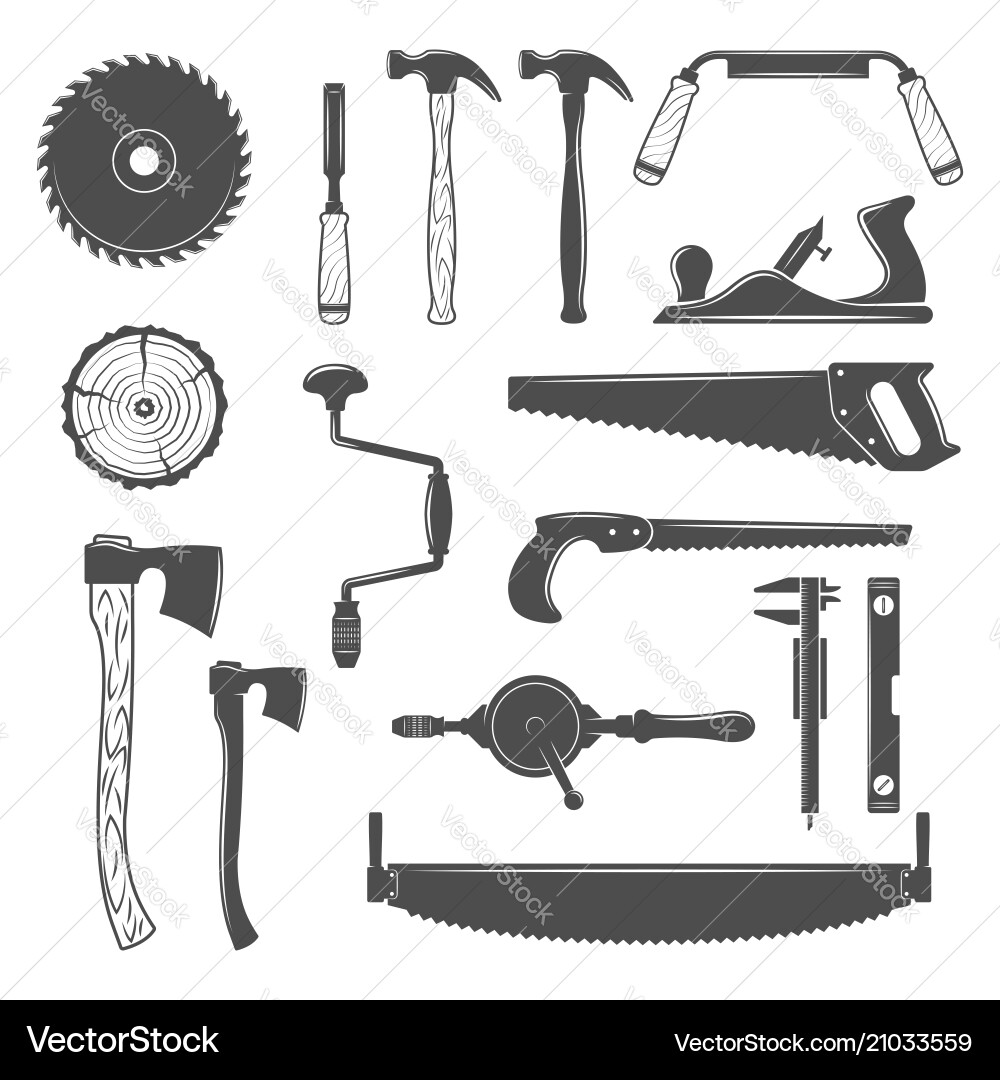 Woodworking Tools Vector