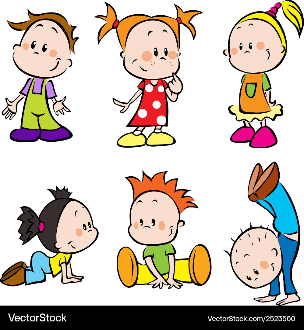 Children Royalty Free Vector Image - VectorStock