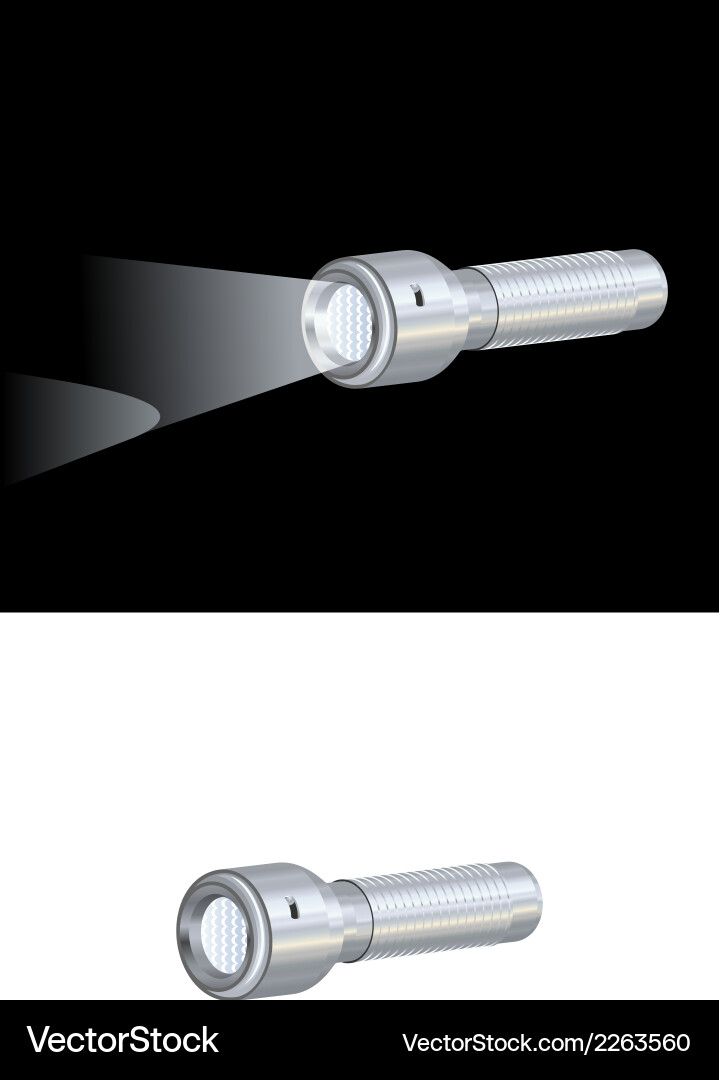 Pocket torch Royalty Free Vector Image - VectorStock