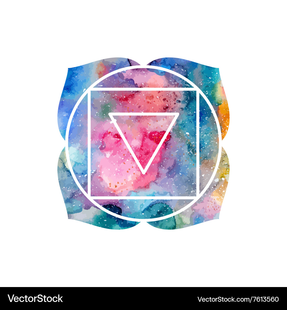 Root Chakra Symbol Royalty Free Vector Image - VectorStock