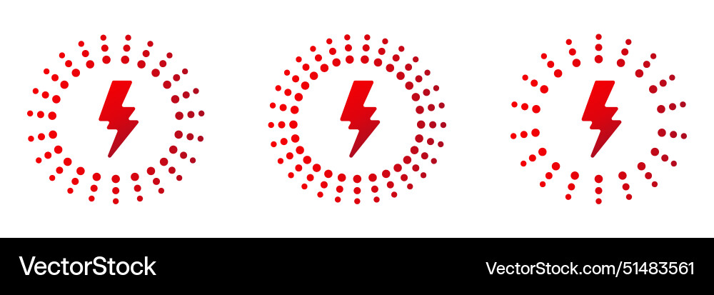 Battery charge dynamic power flash logo Royalty Free Vector