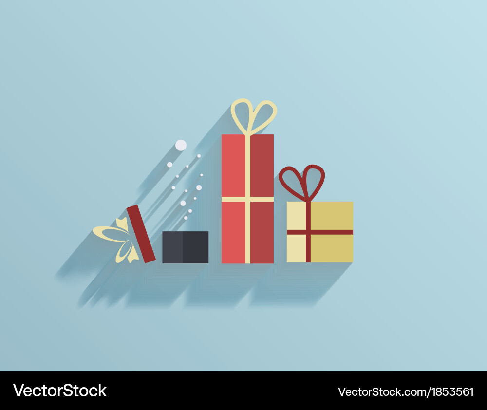 Colorful Gift Box Background Royalty Free Vector Image