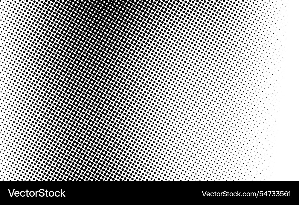 Diagonal halftone pattern with black dots creating