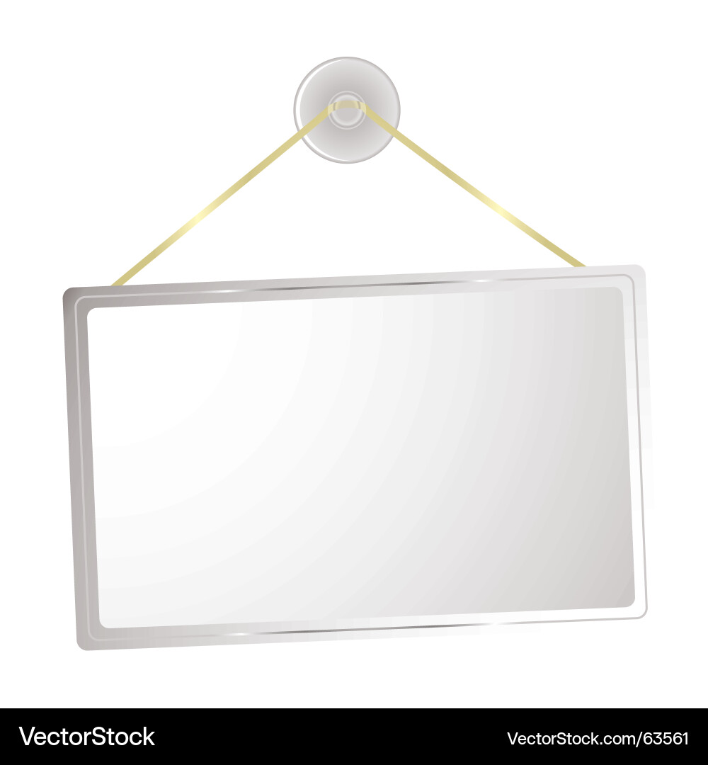 Sticky sign Royalty Free Vector Image - VectorStock