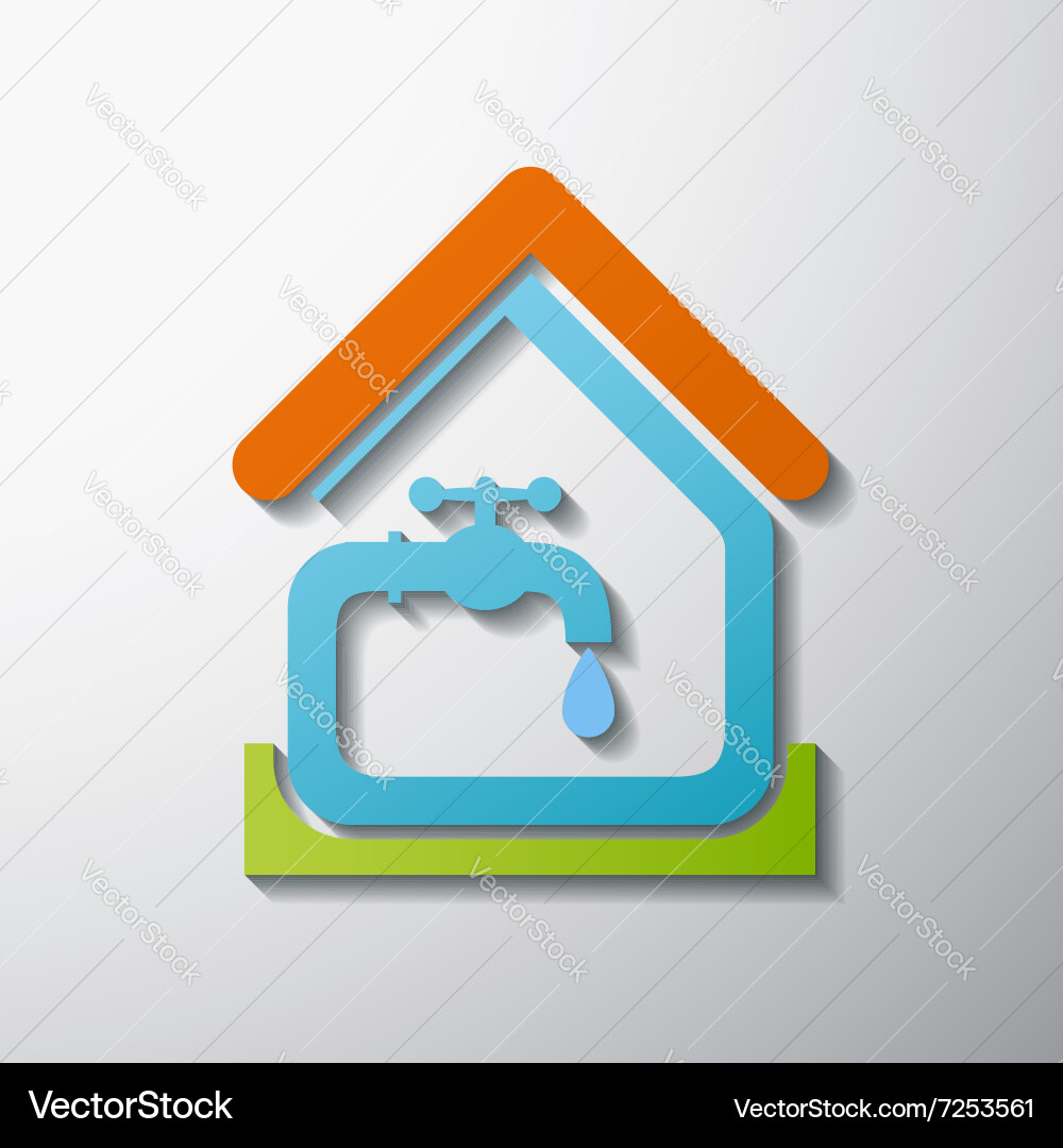 Tap water stock Royalty Free Vector Image - VectorStock