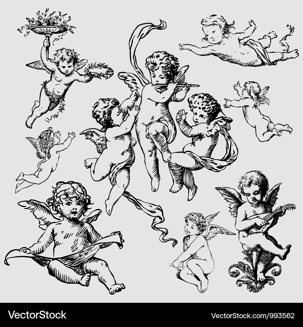 Angels Royalty Free Vector Image - VectorStock