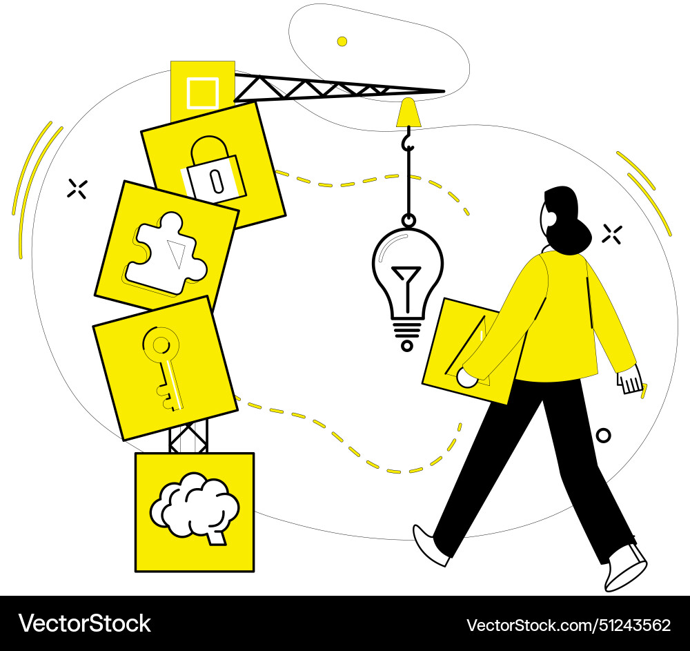 Creative solutions Royalty Free Vector Image - VectorStock